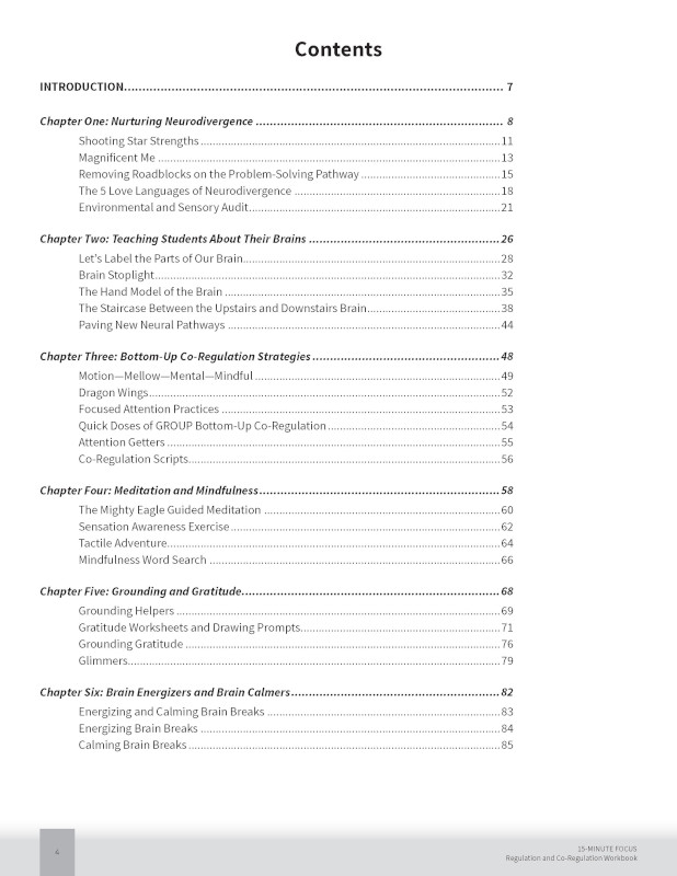 15-Minute Focus: Regulation and Co-Regulation Workbook