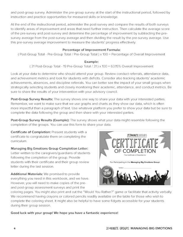 30-Minute Groups: Managing Big Emotions - NCYI Shop